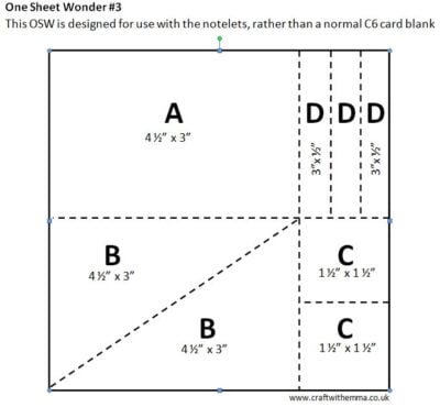 One Sheet Wonder class – card 11 - Craft with Emma